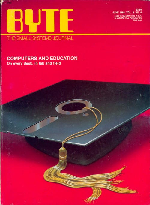 The truly epic BYTE magazine covers by Robert Tinney