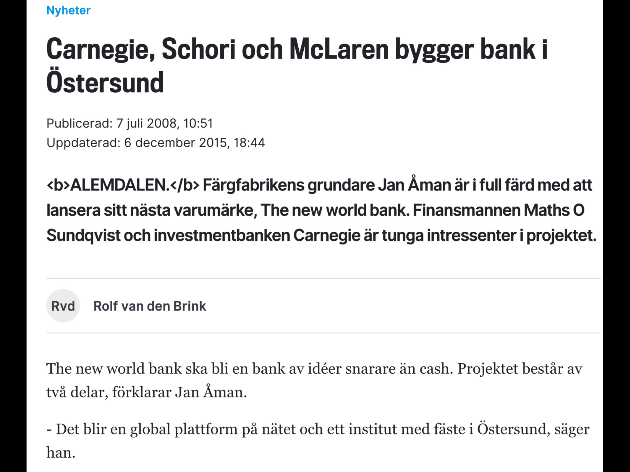 Bland hållbara humbugar och cirkulära charlataner i de jämtländska ...