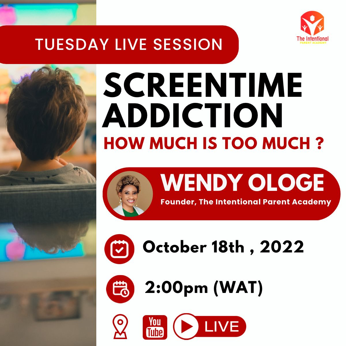 Screen time addiction: How much is too much? TIP Tuesday Live