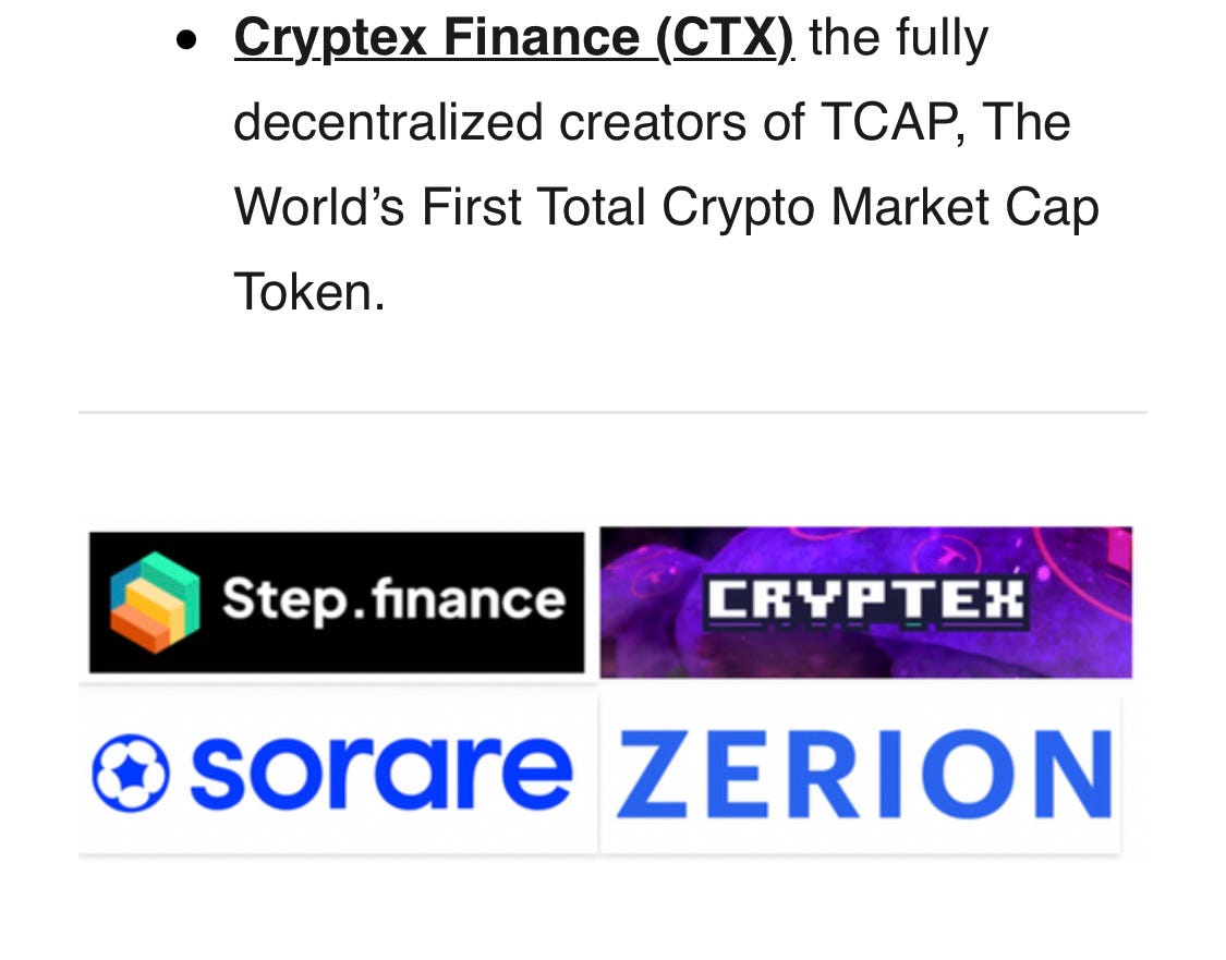 #27 - Cryptex Finance Weekly Newsletter - by brendan