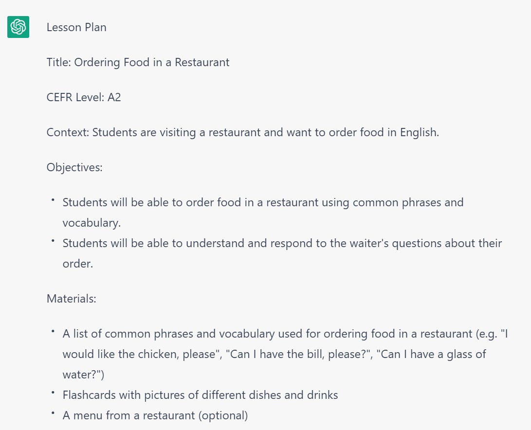 AI Can Now Write Your Lesson Plans - by David Weller