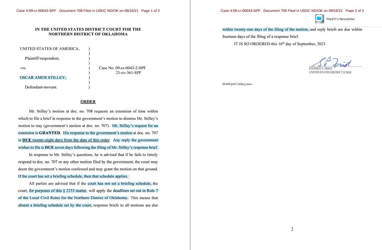 Oscar Amos Stilley v Dr Alan Braid re Texas SB-8 facts versus ...