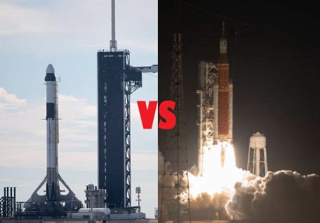 SLS vs Falcon: A Mass Value Analysis - by Peter Hague