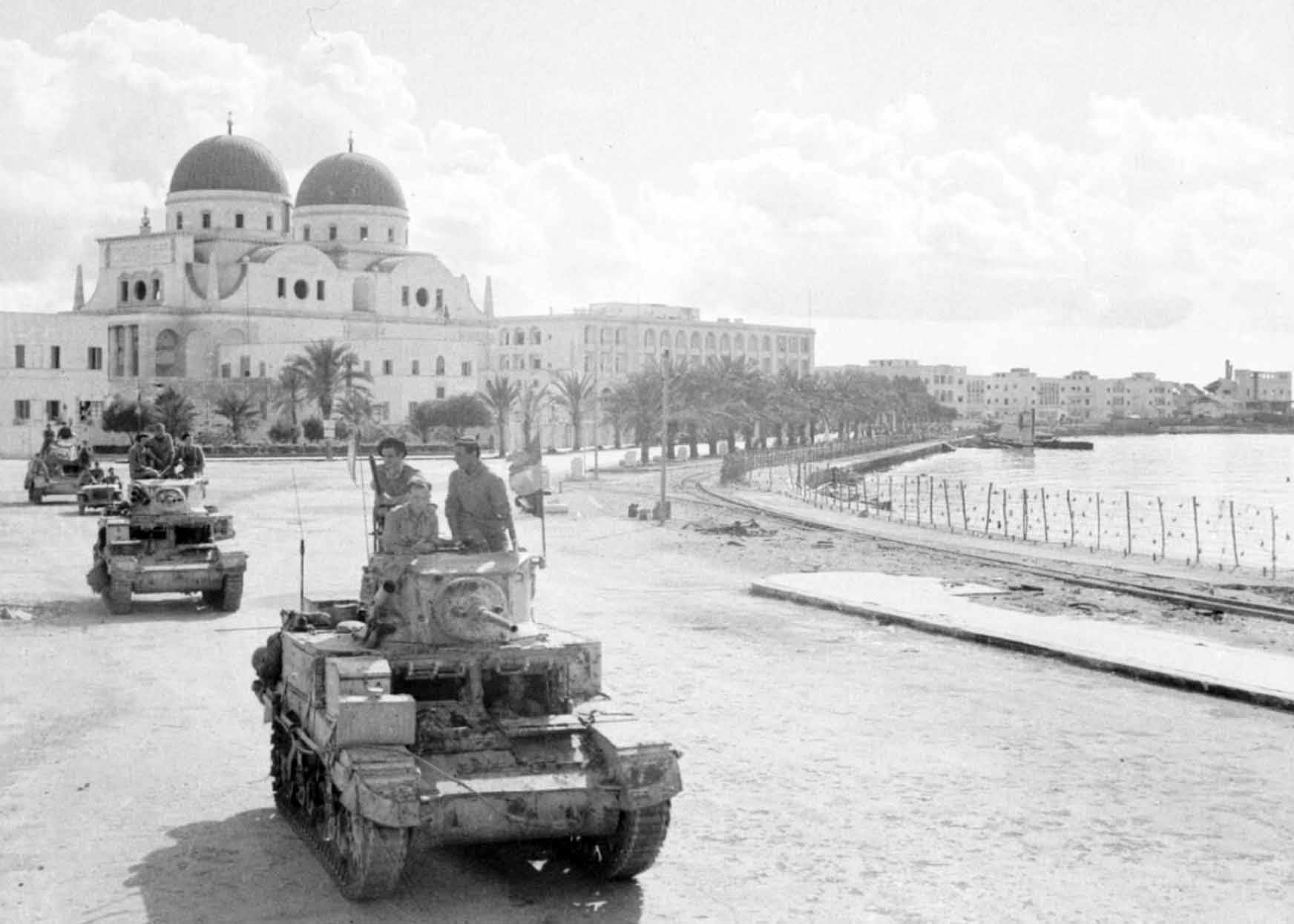 The British enter Benghazi - by Martin Cherrett