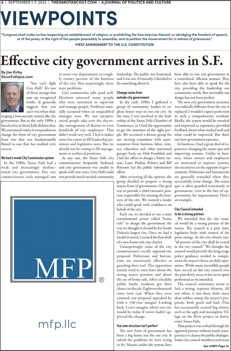 The Dakota Scout print edition - The Dakota Scout