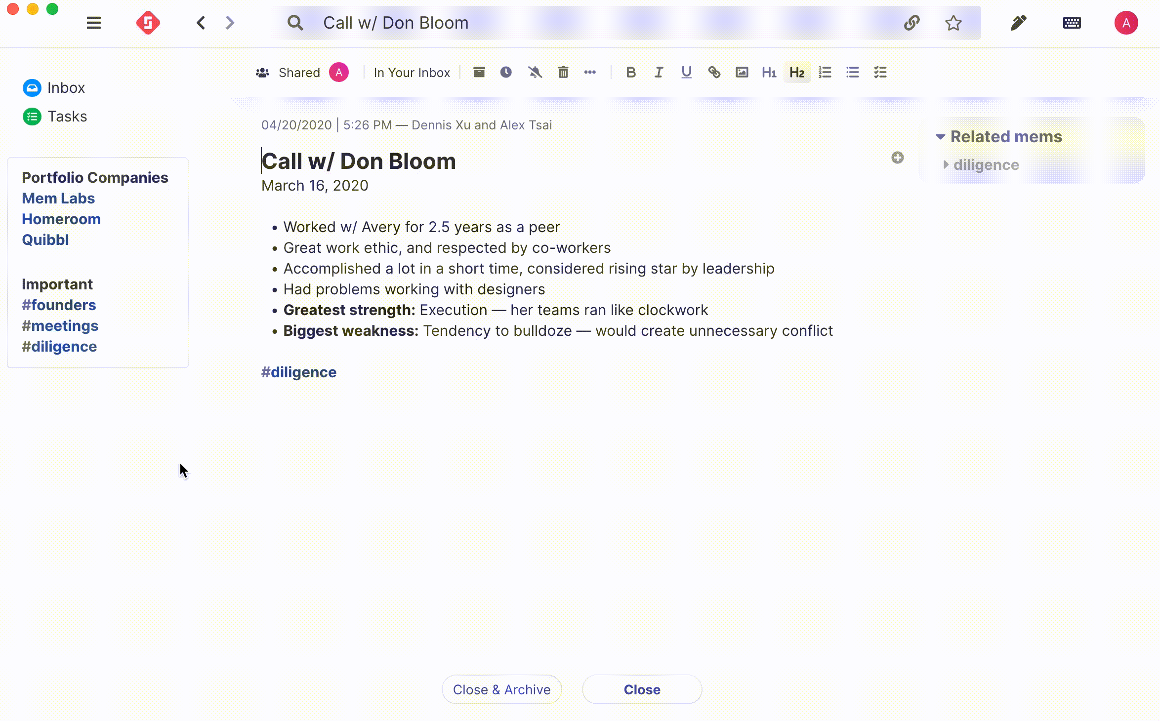 New in Mem: Speed & reliability, natural language snooze, and more ⚡