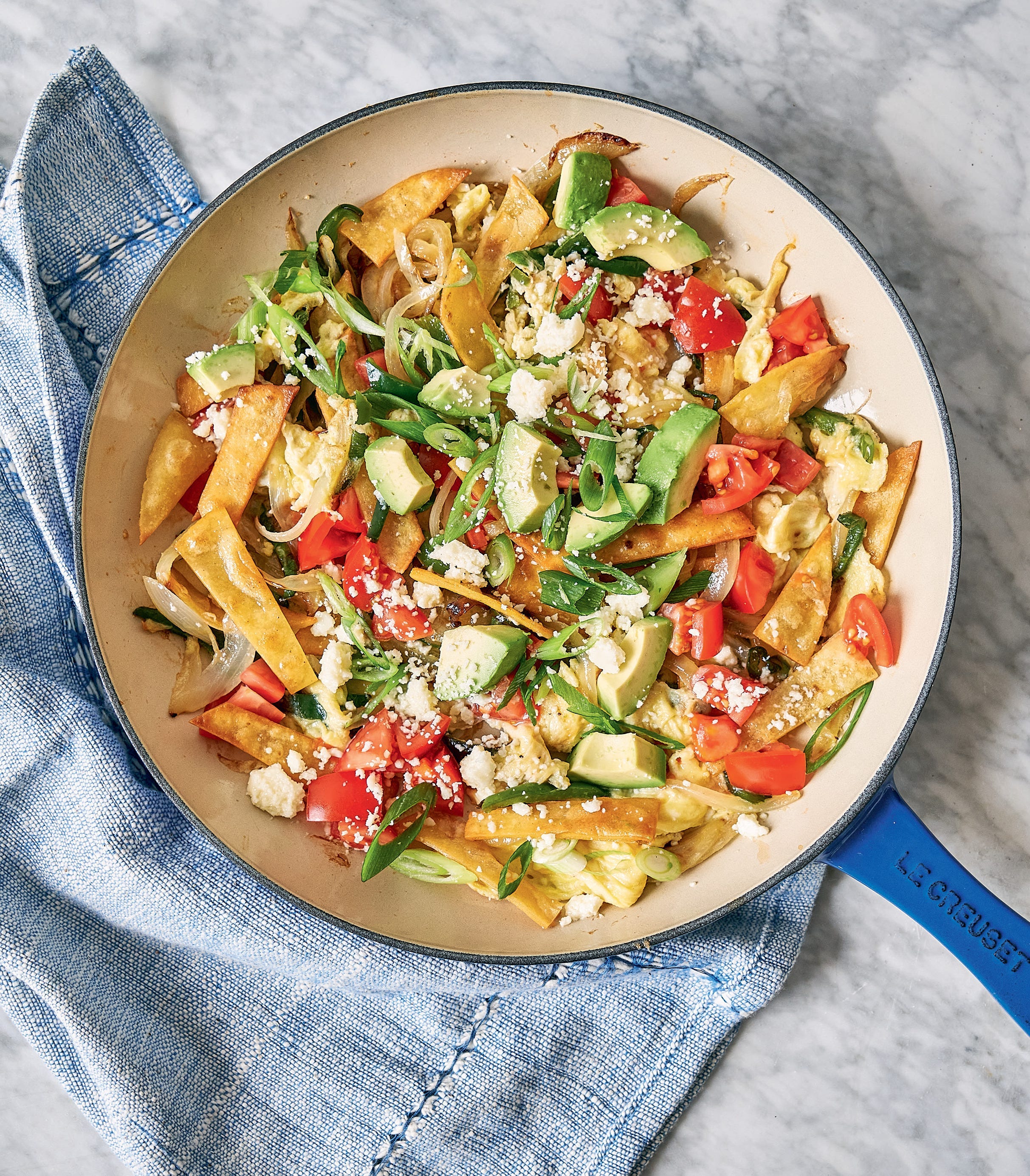 tortilla scramble - by Caroline Chambers and The Editors