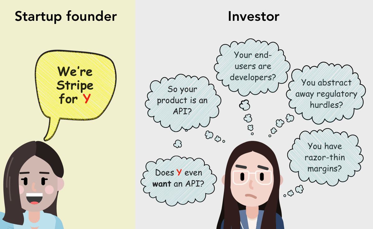 Why calling your startup the "X for Y" can kill your pitch