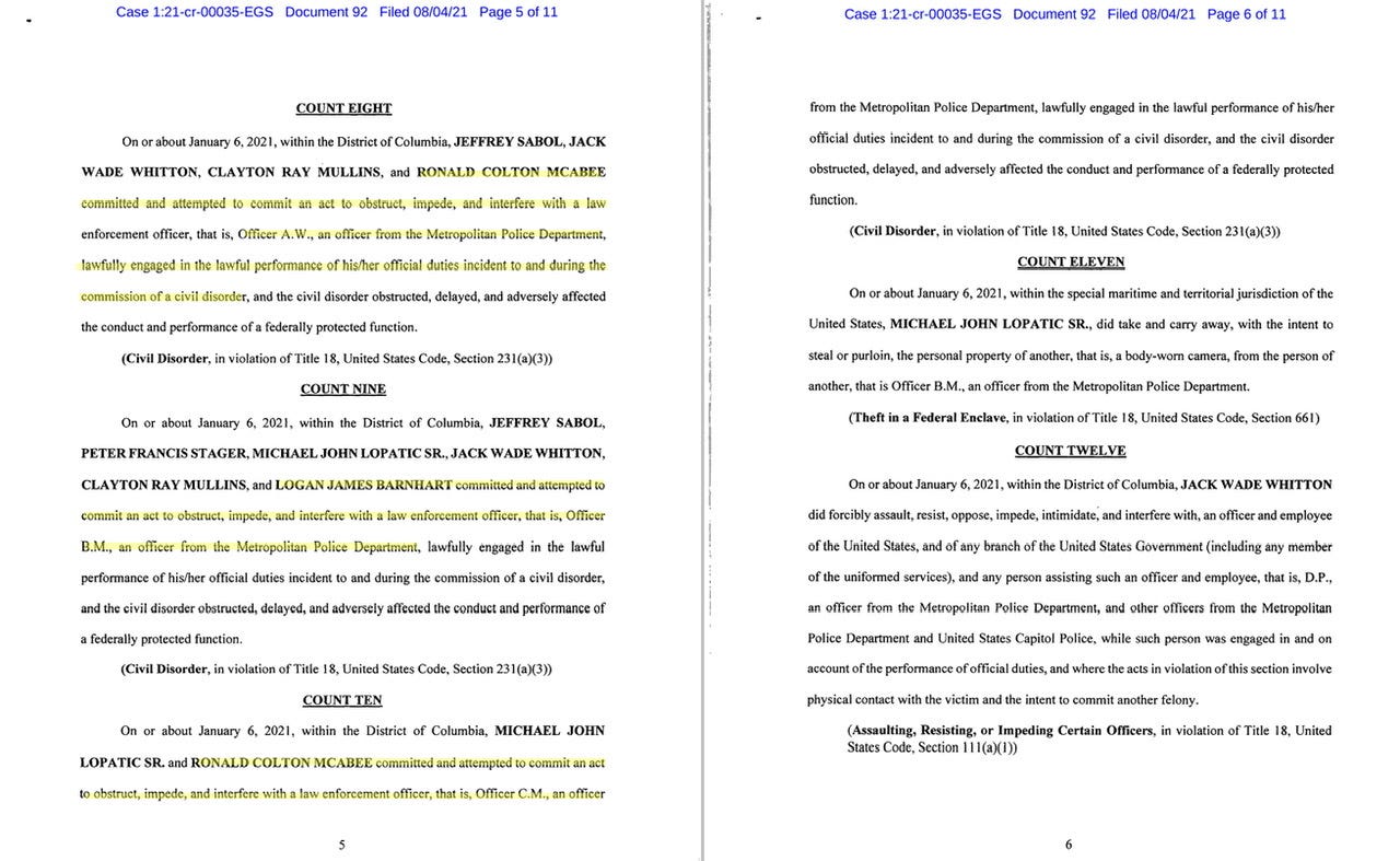 LOGAN JAMES BARNHART & RONALD COLTON MCABEE -2nd superseding indictment ...