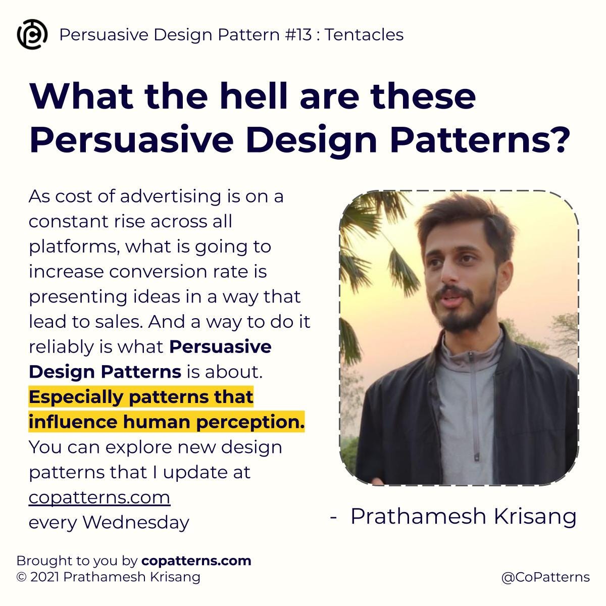 Persuasive Design Pattern #13 : Tentacles
