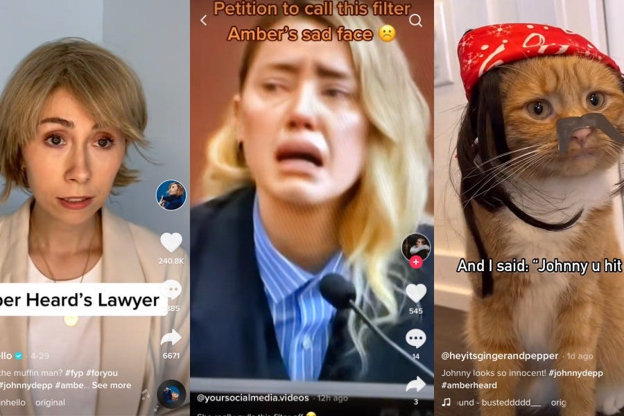 The Amber Heard memes are getting weirder - by kate lindsay