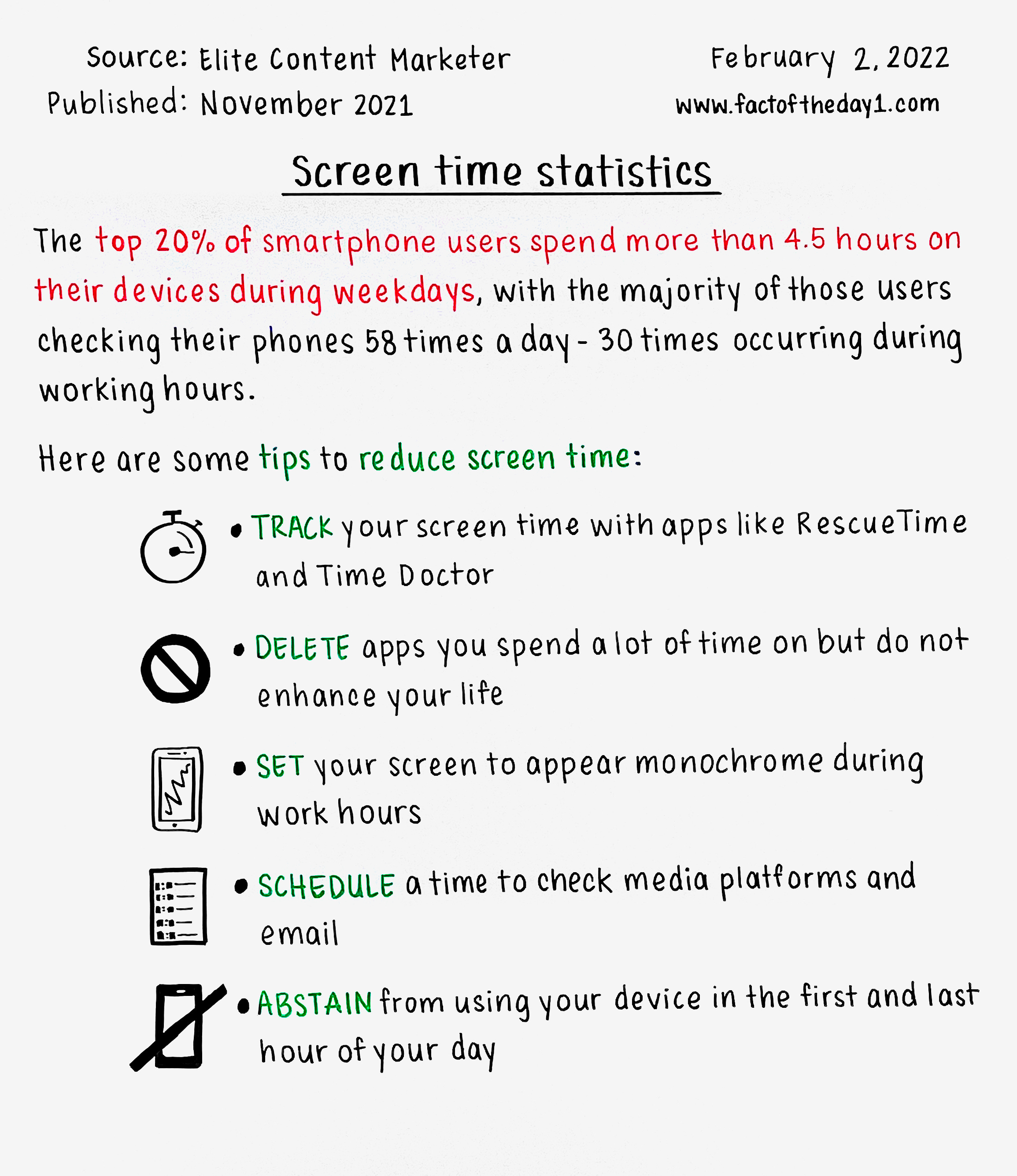 February 2: Screen time statistics - by Danny Sheridan