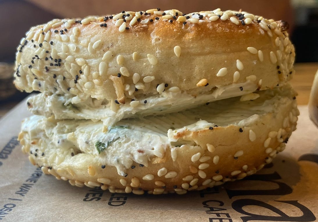 Can I find a good Seattle bagel at... Eltana