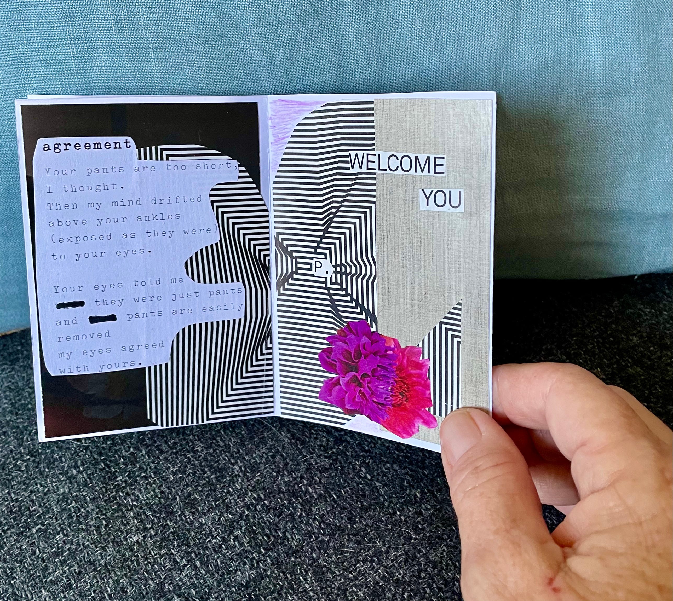 In my Studio: Poetry, Collages & Zines - life: examined
