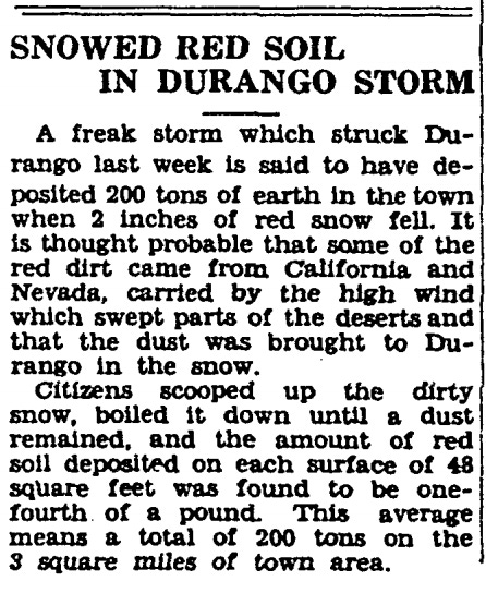 Dust, snow, and diminishing albedo