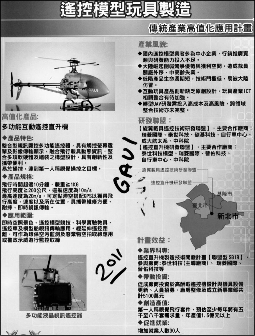 Taiwan Unveils New Unmanned Helo Reconnaissance Drone