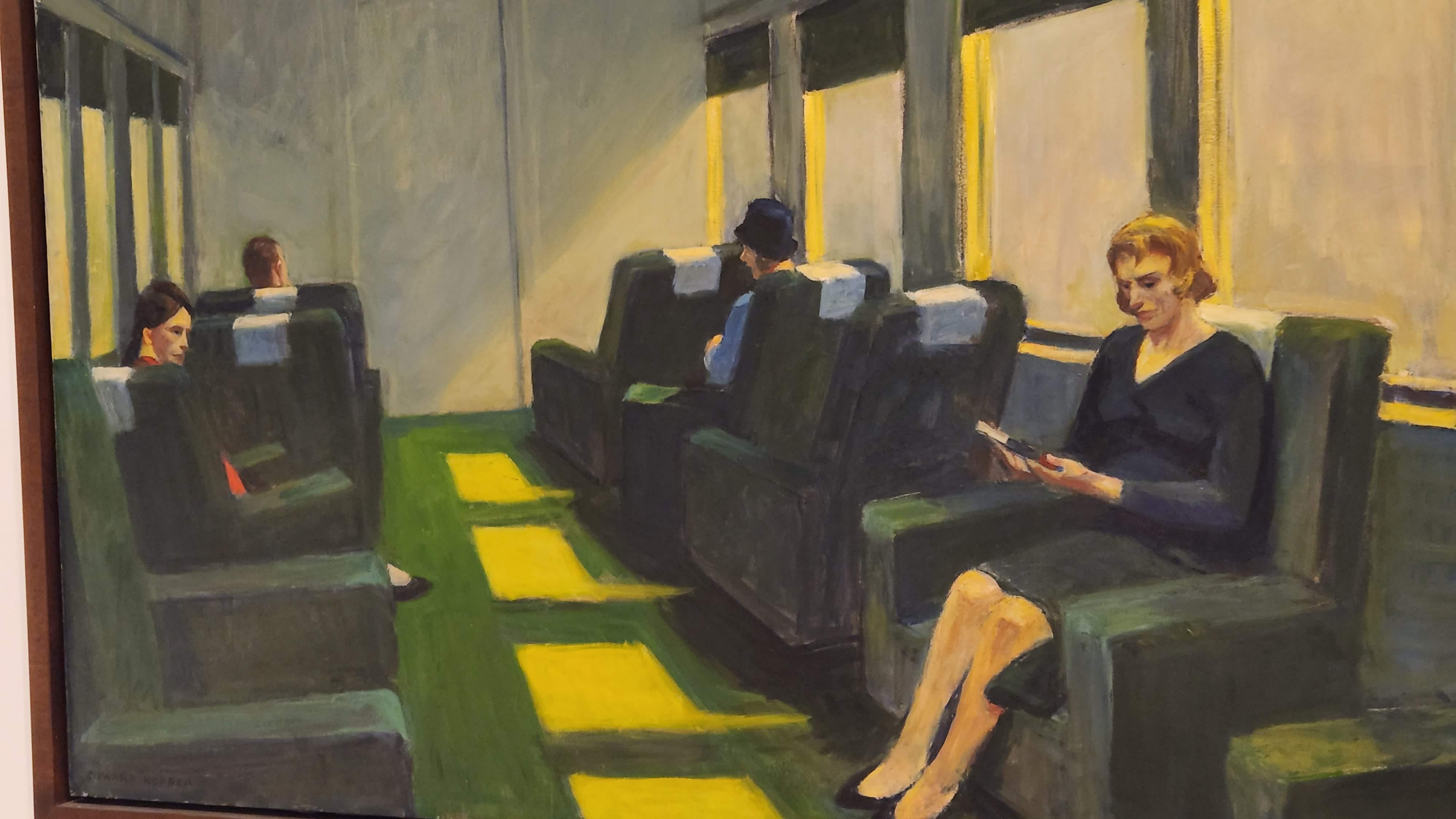 Edward Hopper Paintings of People on Cell Phones