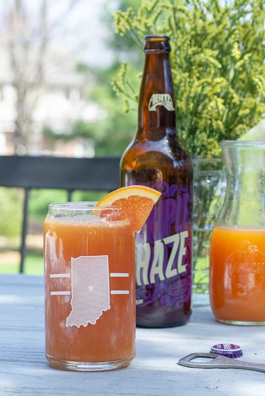 Driveway Drinks: Ultimate Beermosa - by Reba Toloday