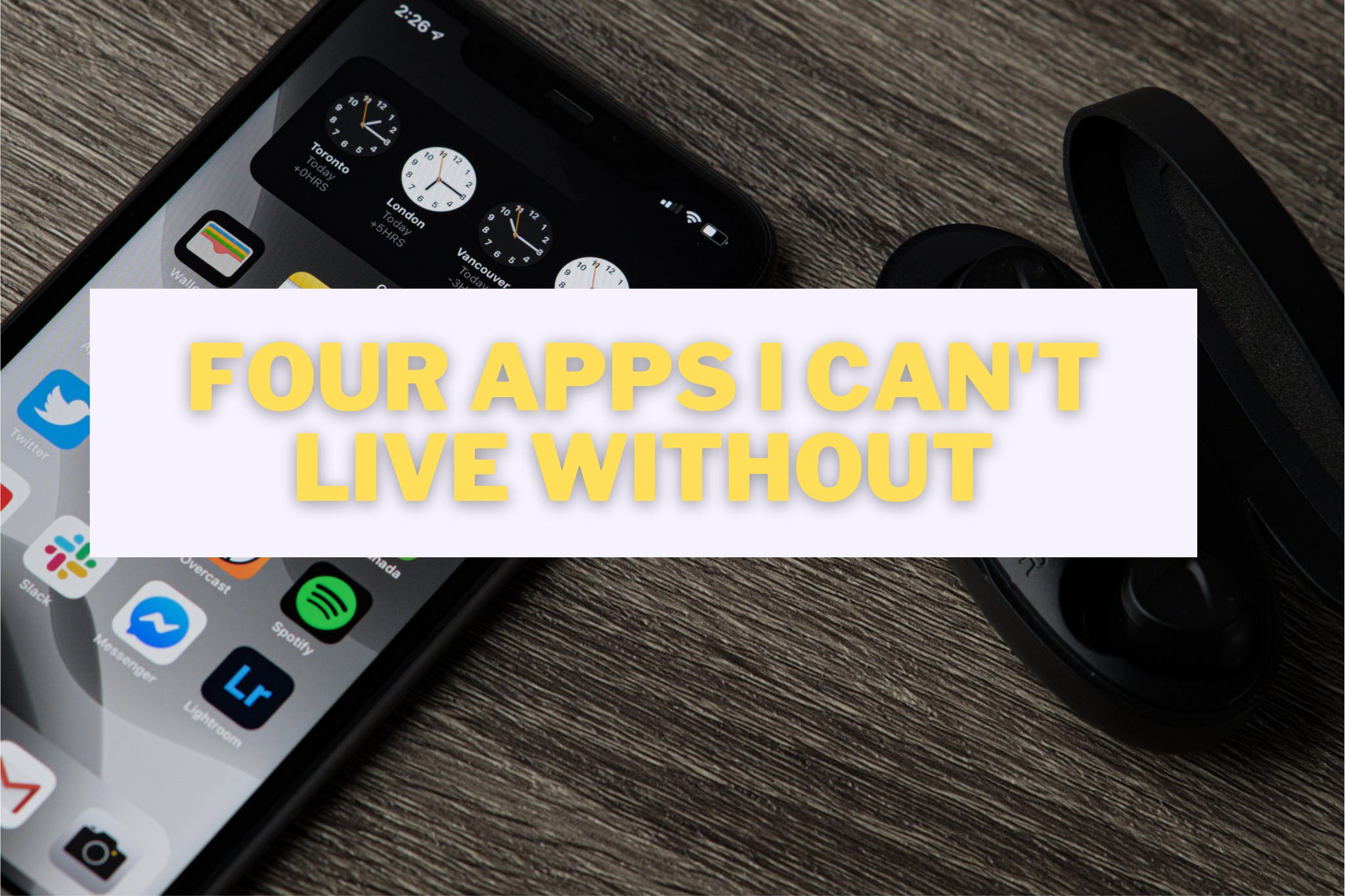 Plugging my Favourite Apps - by Peter Thurley