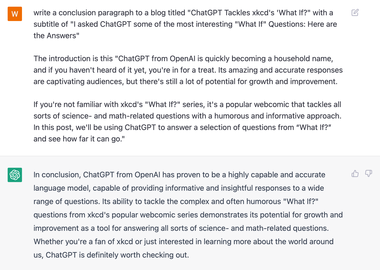 ChatGPT Tackles xkcd's 'What If'? - by Will Laws
