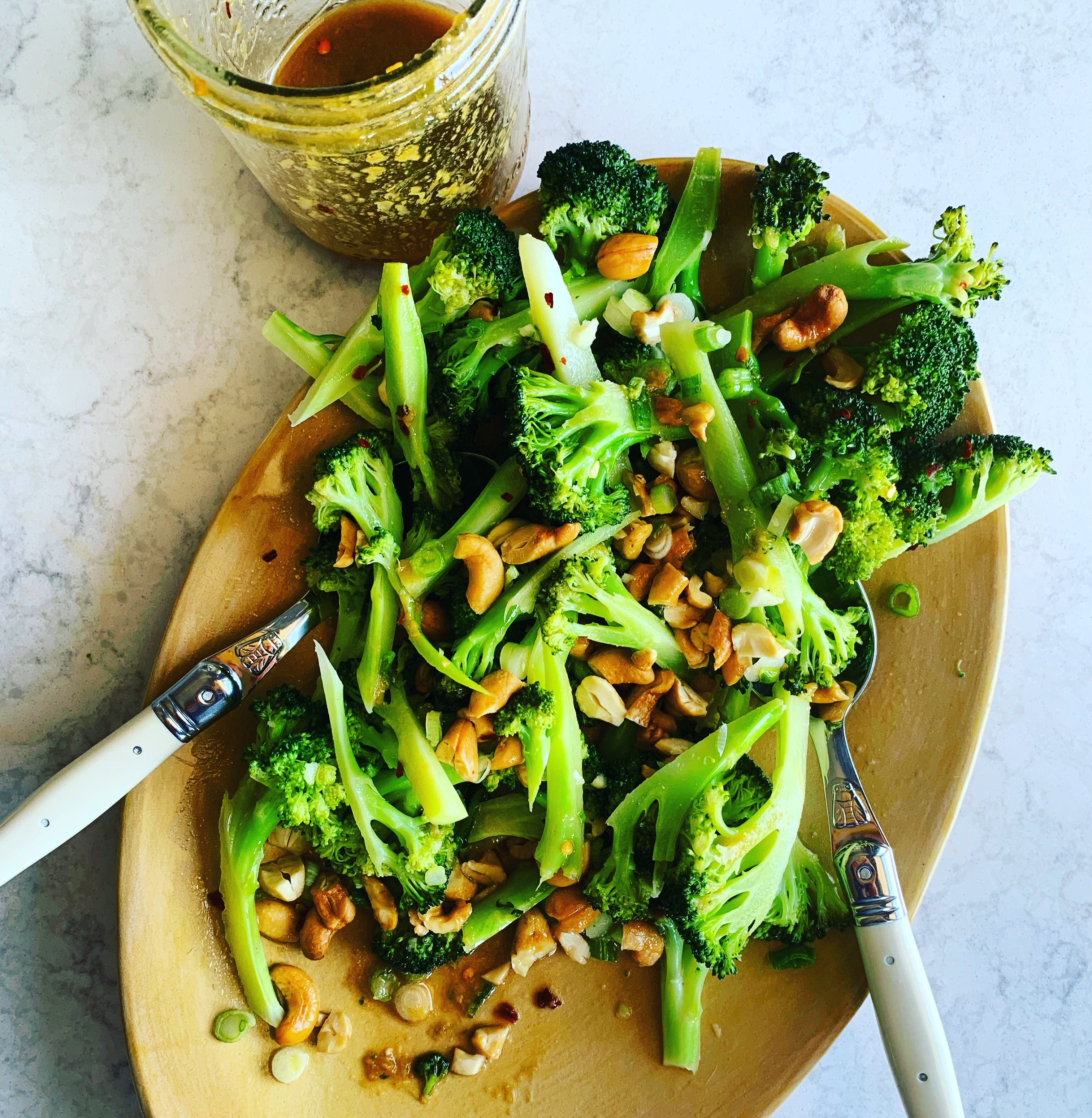 A Sparky Sesame-Ginger Broccoli Salad - by emily nunn