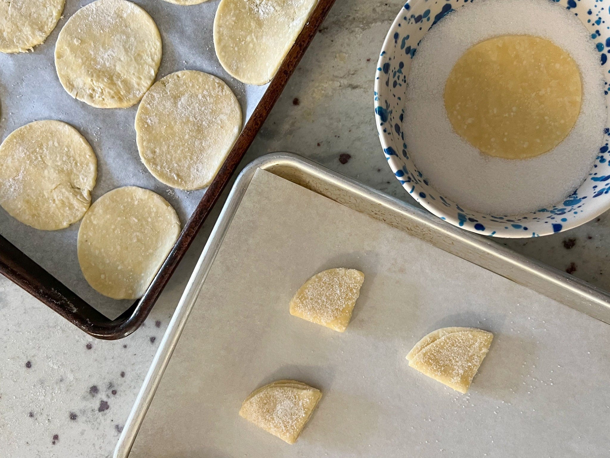 Bake for Ukraine: Buttery, flaky, folded and sugared cookies with a story