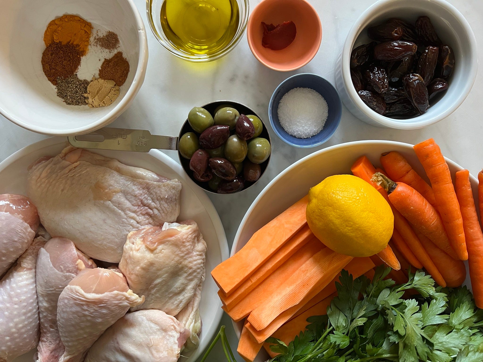 A sheet-pan "tagine" recipe for a weeknight trip to Morocco