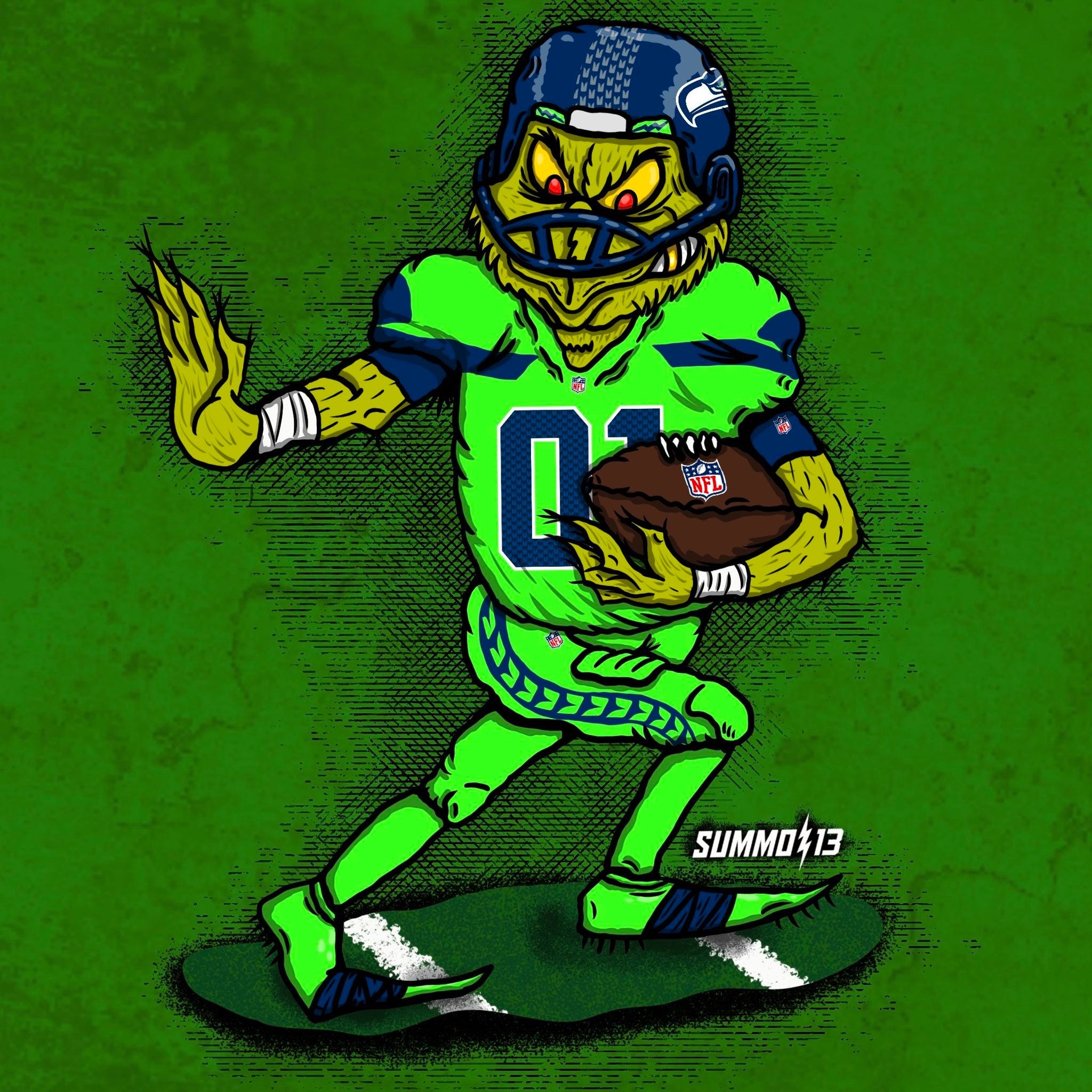 ’Tis the Season: The Grinch and NFL Uniforms Are a Match Made in ...