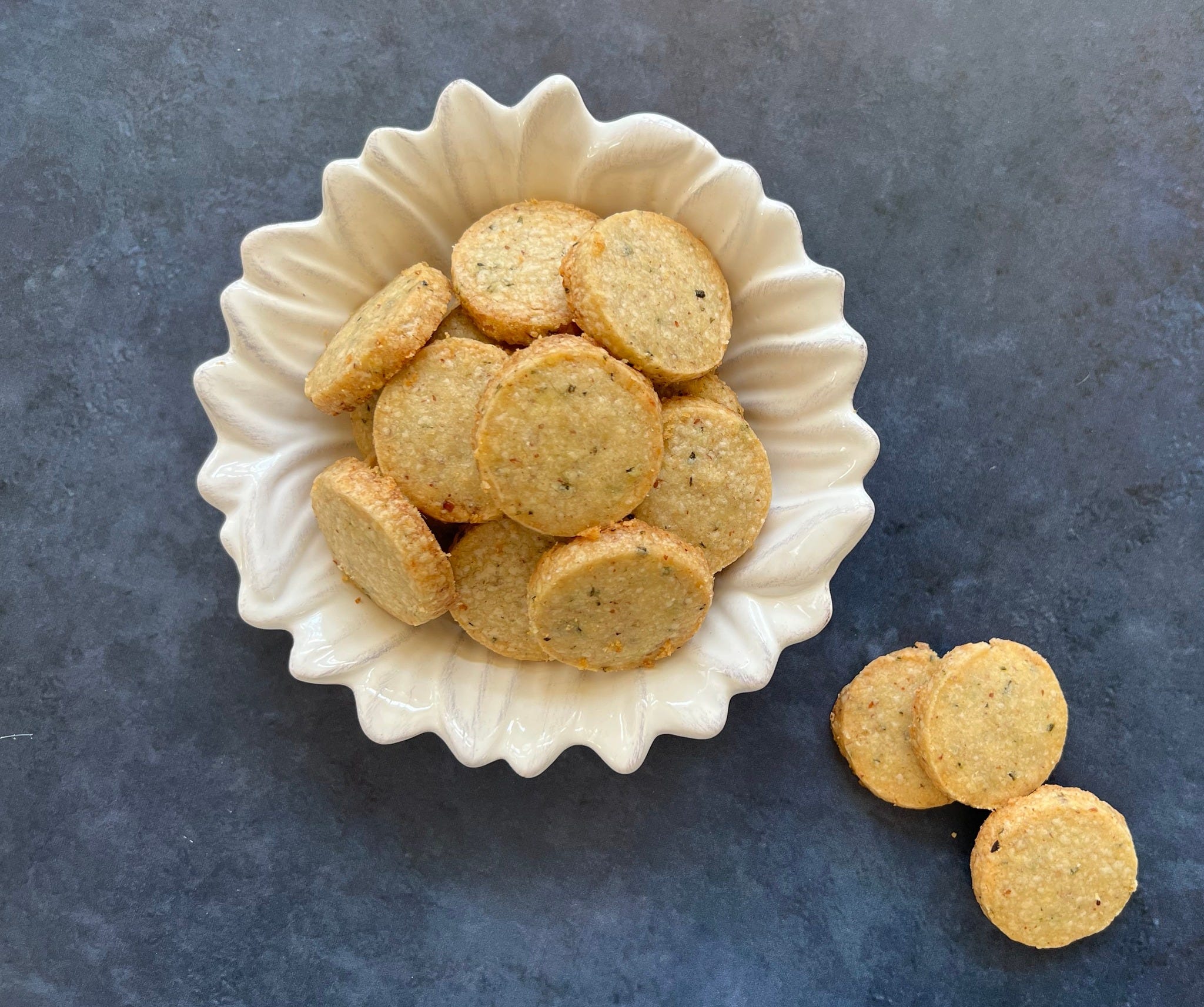 Rosemary-Parmesan Cookies, adults only - by Dorie Greenspan