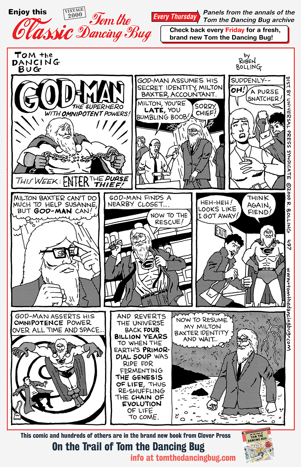 Tom the Dancing Bug's newest character! - by Ruben Bolling