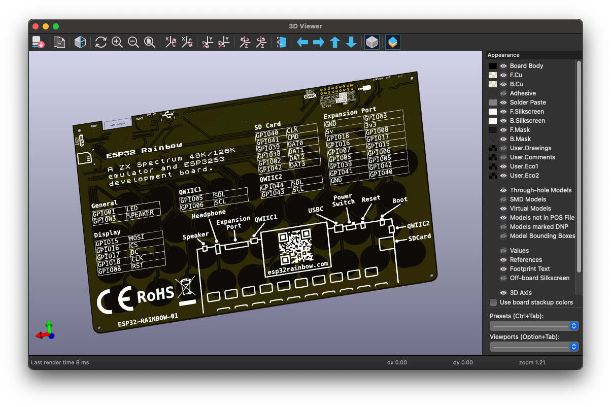 Custom KiCad Silk Screen - by Chris Greening - atomic14