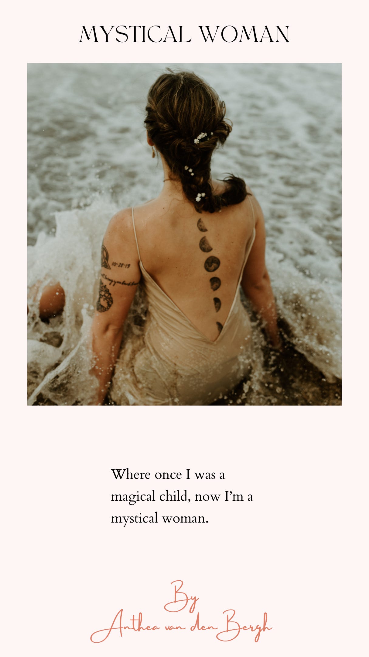 Mystical Woman: A Haiku Poem - by Anthea