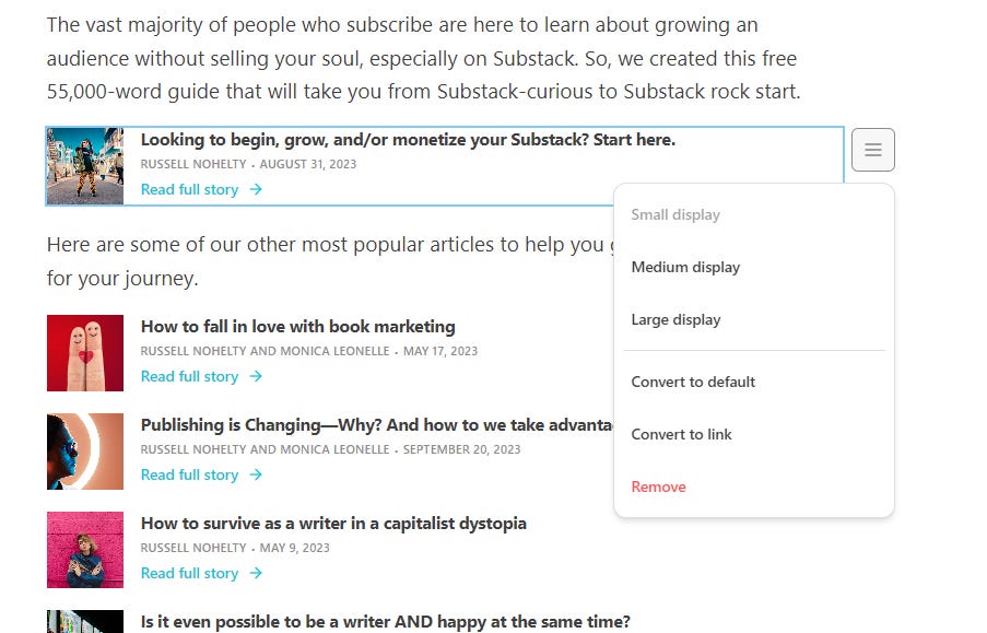 How to create a world class Substack publication