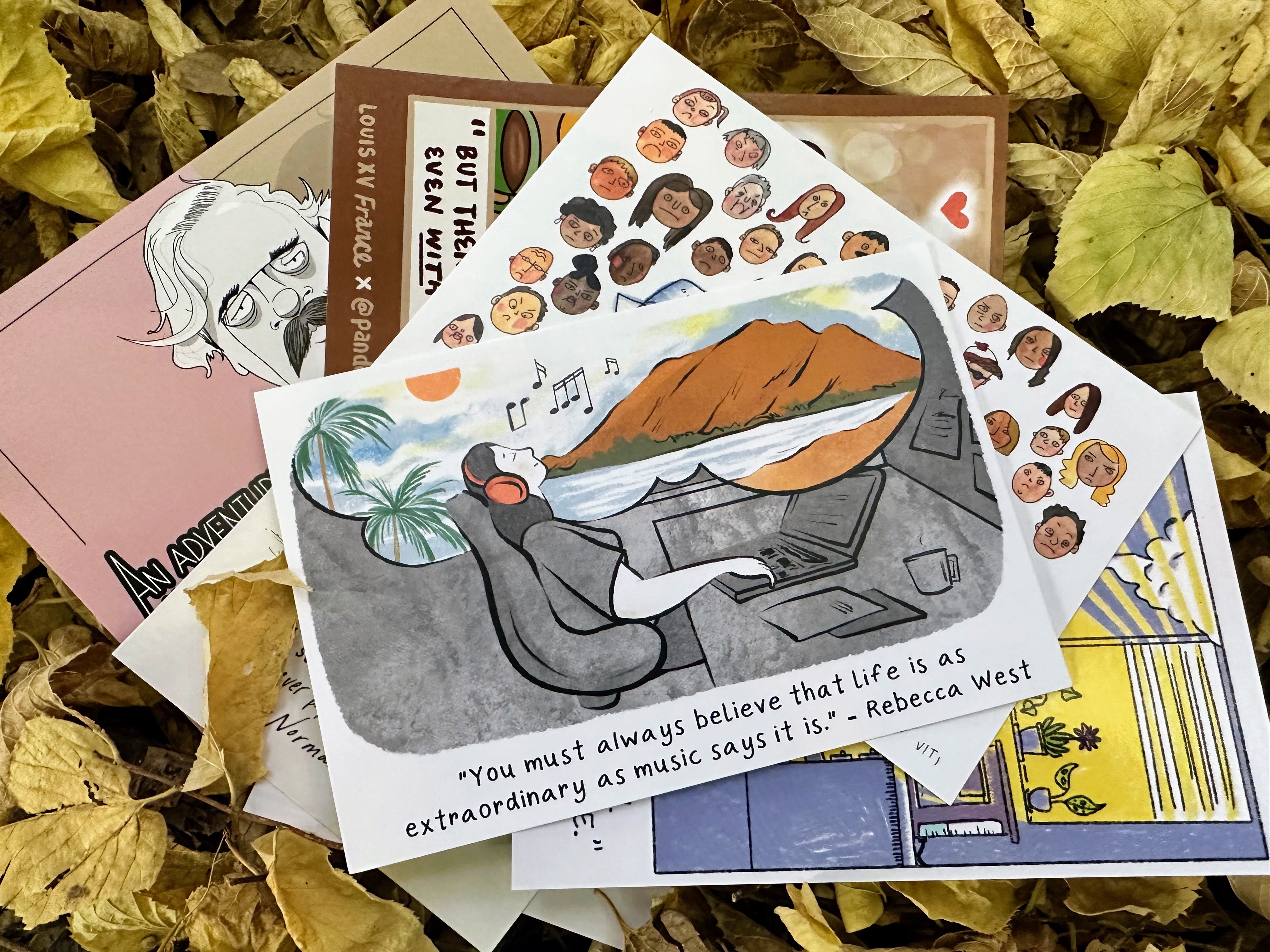 Riposte Card No. 7: Rhythmic reverie! - by Benjamin Errett