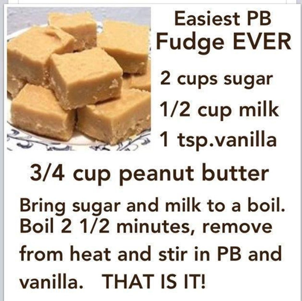 Trust The Internet: This Really Is The 'Easiest Peanut Butter Fudge Recipe'