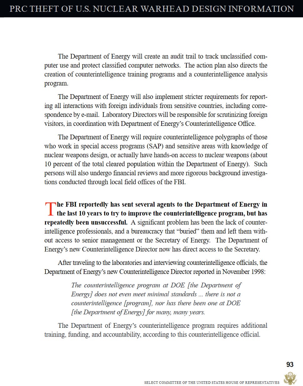 US House Of Representatives: PRC (Chinese) Theft Of U.S. Thermonuclear ...