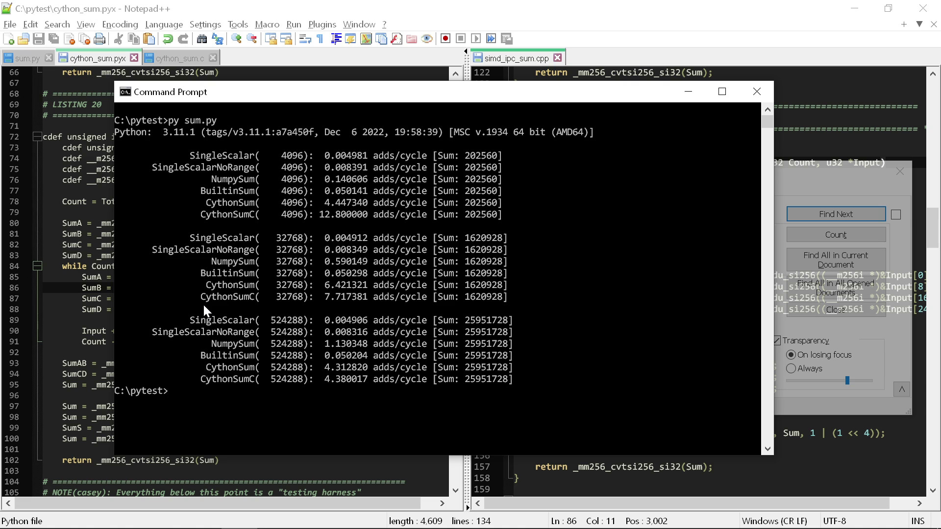 Python Revisited - by Casey Muratori - Computer, Enhance!