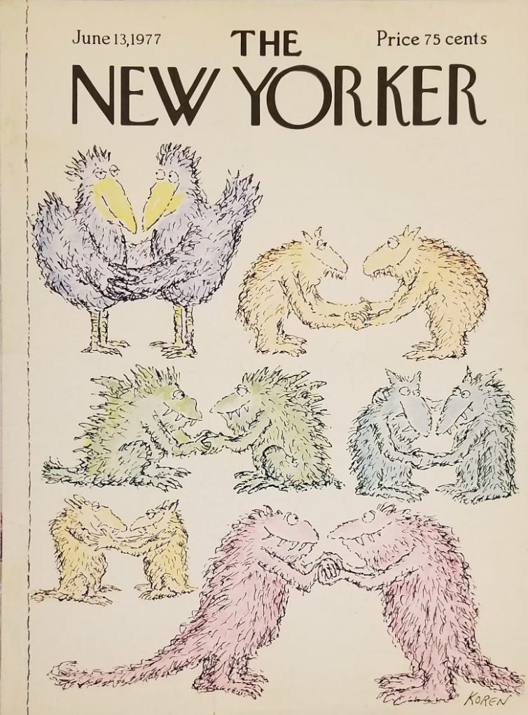New Yorker Artist, Ed Koren, 1935-2023 - by Liza Donnelly