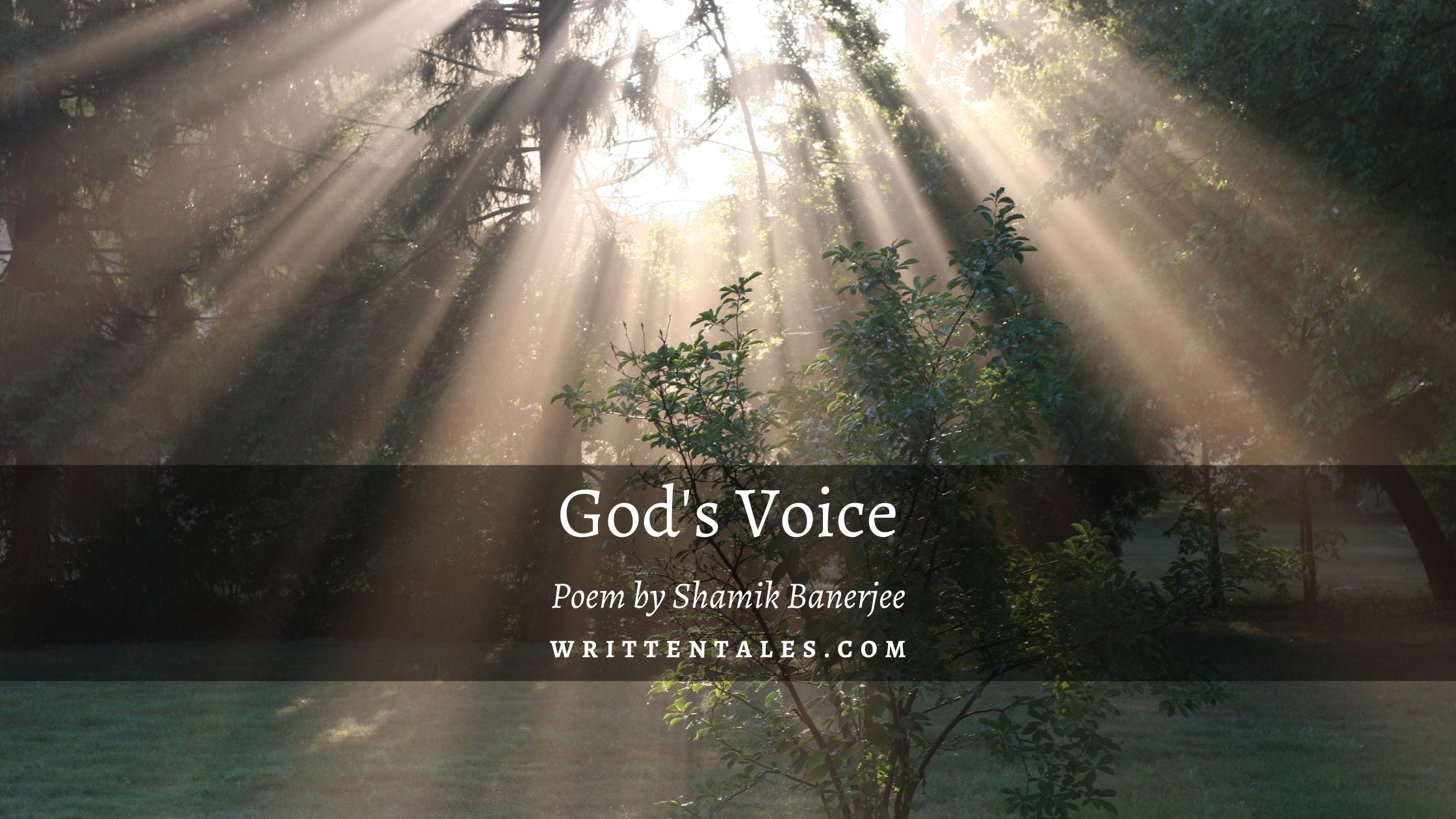 God's Voice - Written Tales Magazine