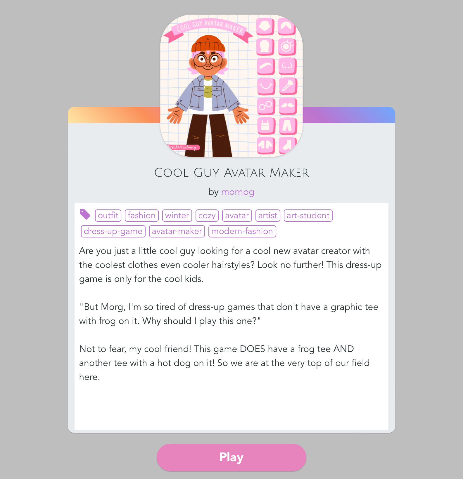 I Made a Dress-up Game in a Week! - by Morgan Goble