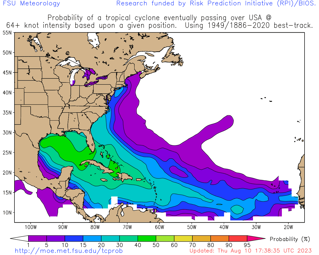 WeatherTiger's August Hurricane Season Outlook, Part II: Landfall Risky ...