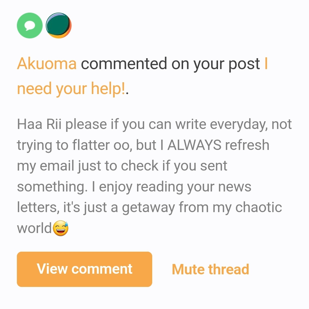 You're amazing! - Rita’s Substack