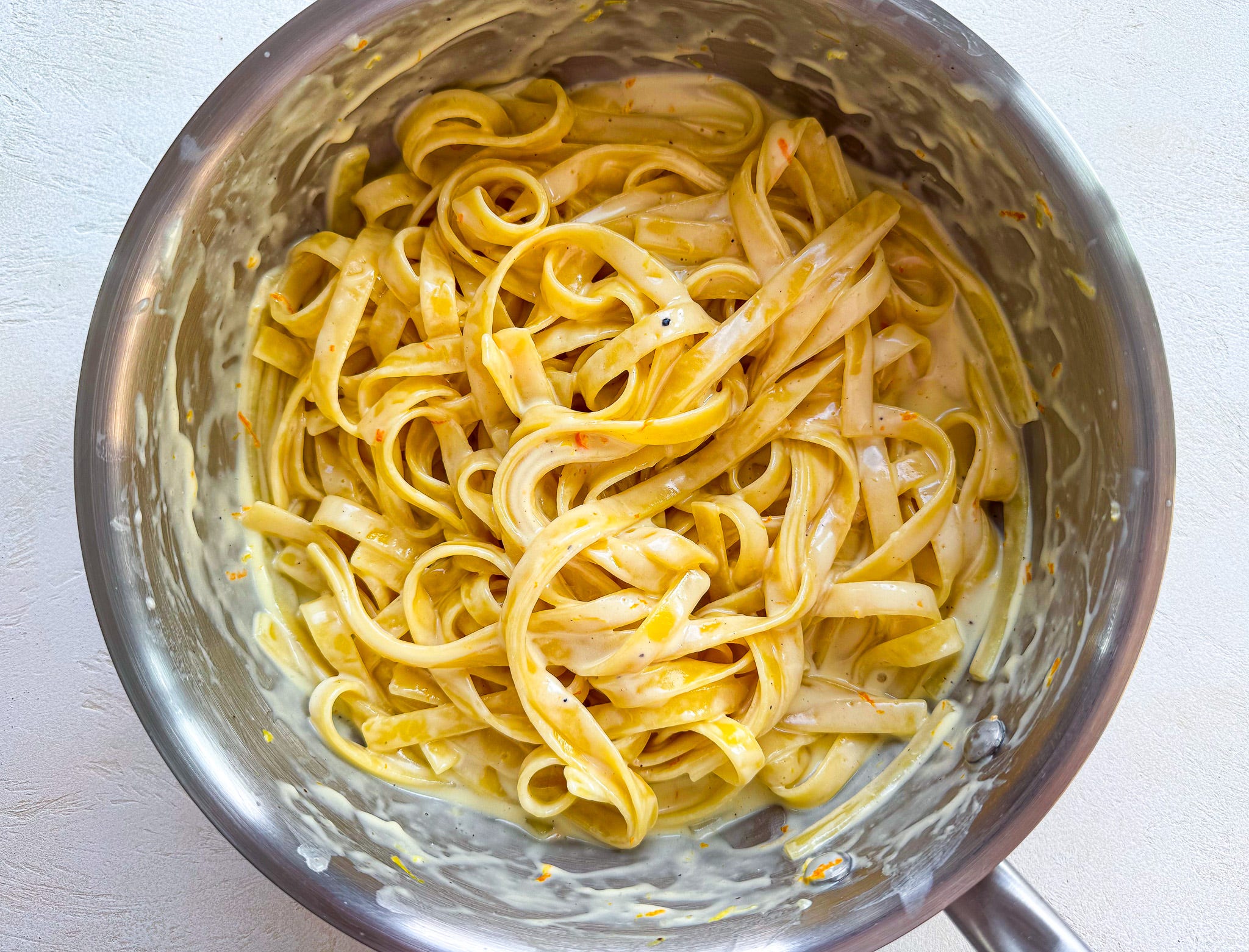 pasta with citrus, cognac & mint - by Meryl Feinstein
