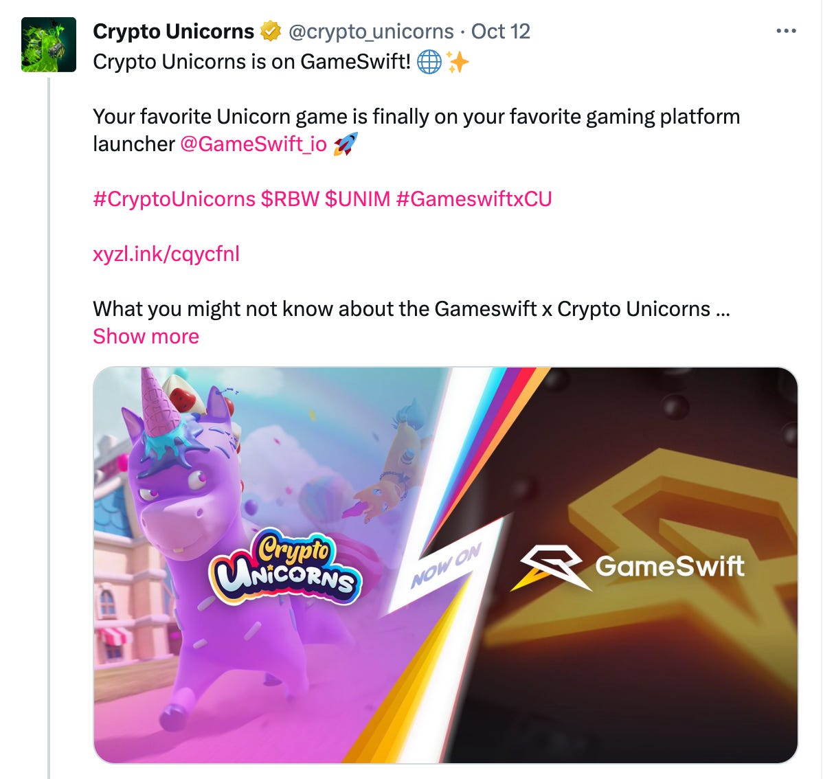 🦄 Unicorner - Partnerships After Partnerships!