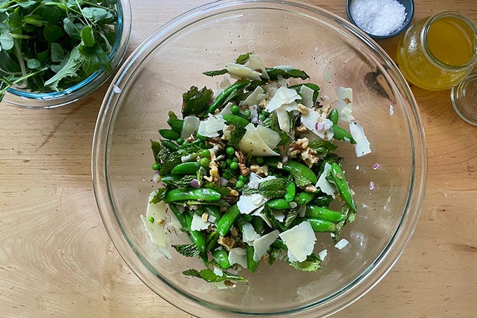 A Snap Pea Salad To Make Immediately