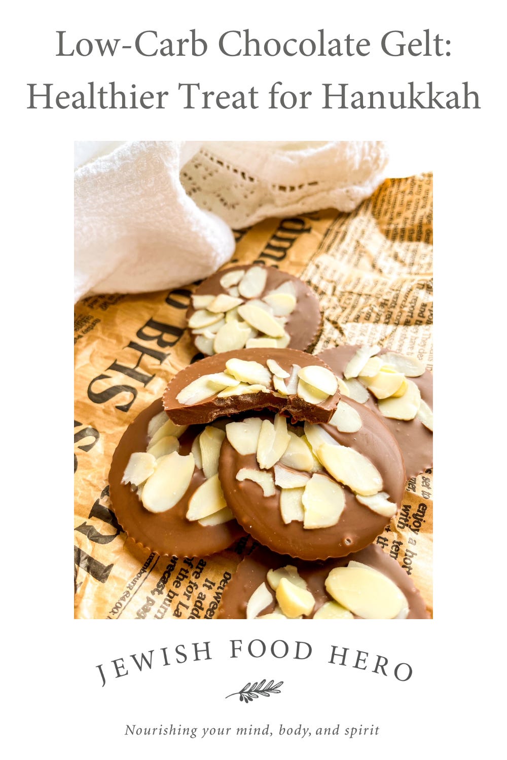 Low Carb Chocolate Gelt Recipe