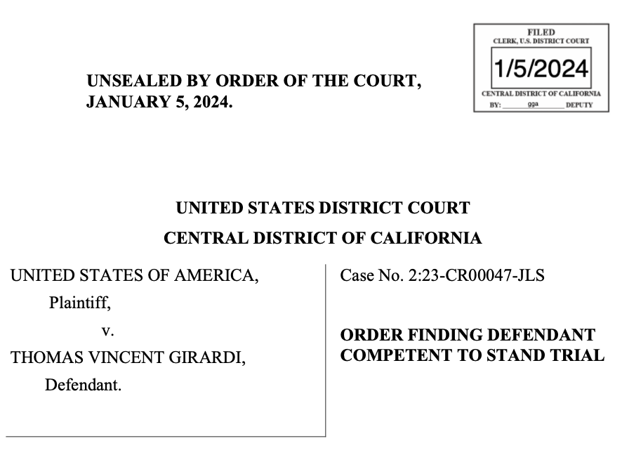 In unsealed order, Judge Staton says ex-lawyer Tom Girardi is ...