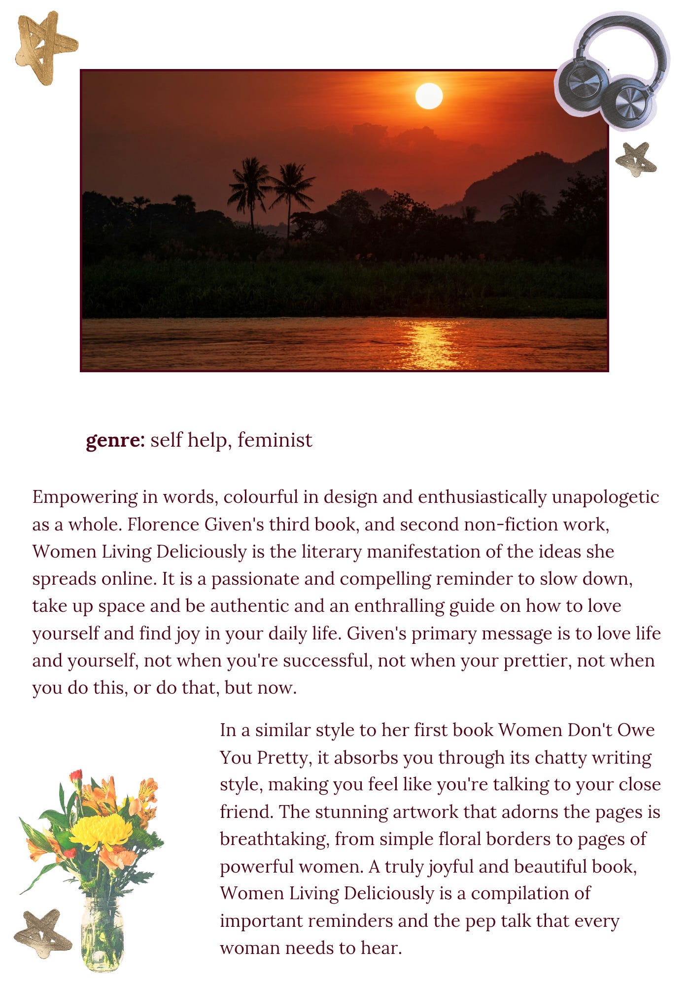 BOOK REVIEW: Women Living Deliciously - Florence Given