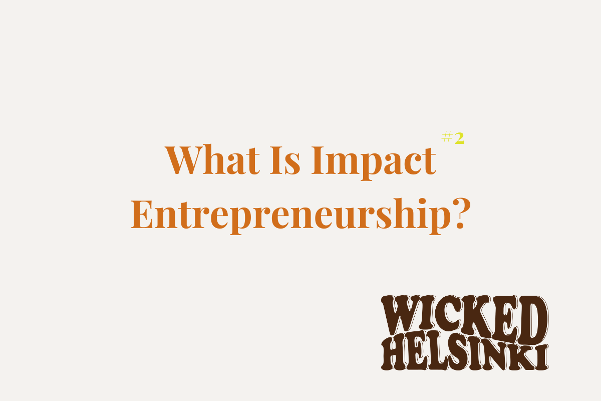 What Is Impact Entrepreneurship? #2 - by Verneri Välimaa
