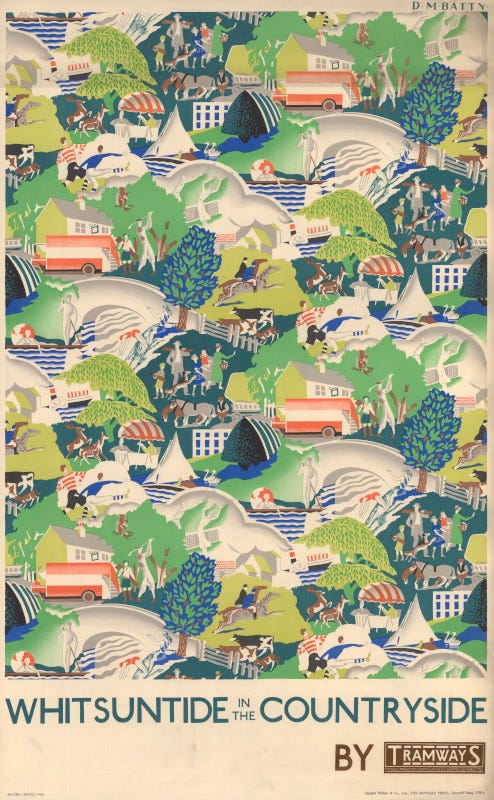 Dora Batty the 1920s London Underground poster designer